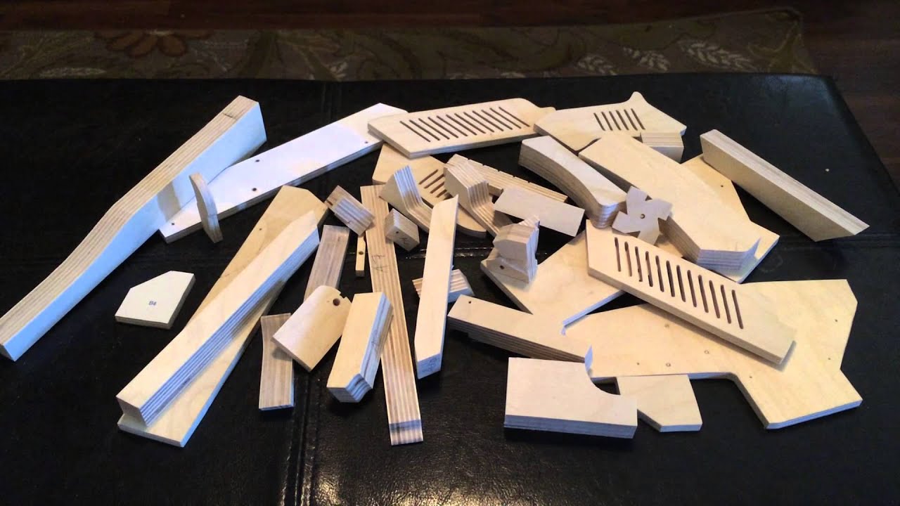 CZW-438 rubber band gun parts - YouTube