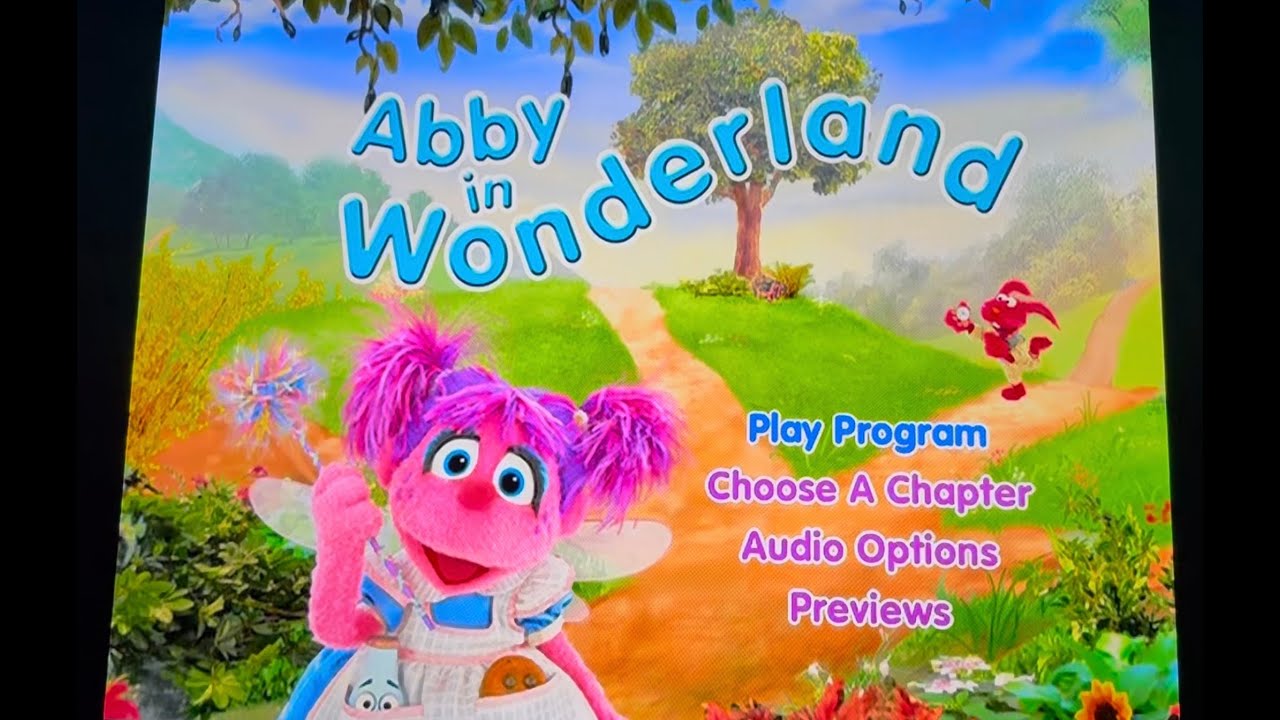 Sesame Street ABBY IN WONDERLAND DVD Menu Walkthrough. - YouTube