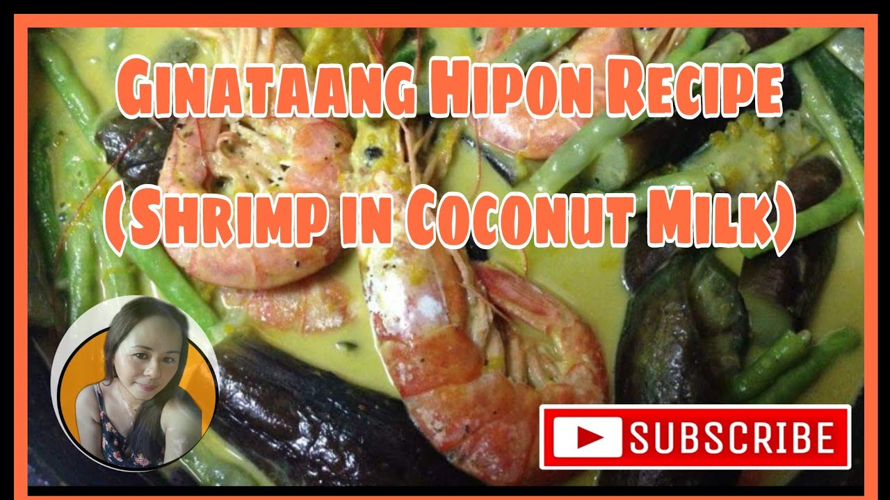 Ginataang Hipon Recipe - YouTube