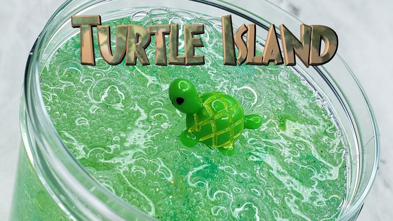 Turtle Island Fishbowl Slime from SisterSlimeShopp - YouTube