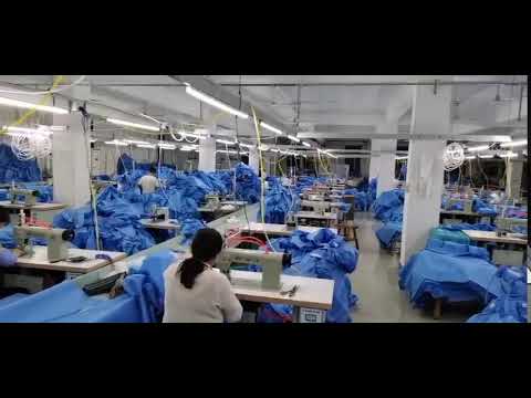 Ultrasonic Surgical Gown Sewing Machine - YouTube