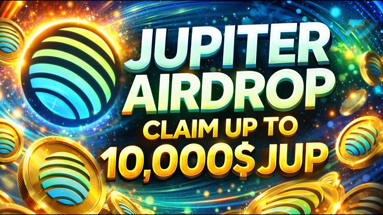 Jupiter Airdrop 2026 | Check Eligibility Wallet And Claim Up to 10,000 ...
