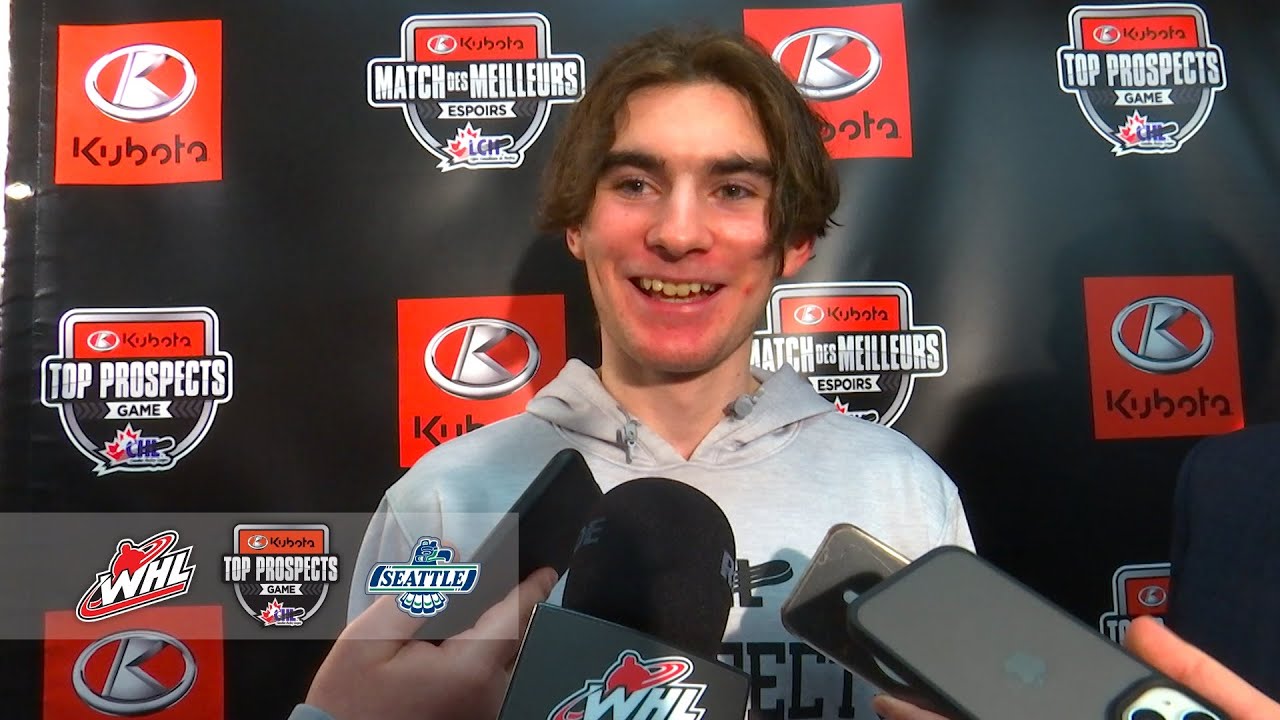 2023 Kubota CHL / NHL Top Prospects Game – Post-Game: Scott Ratzlaff ...