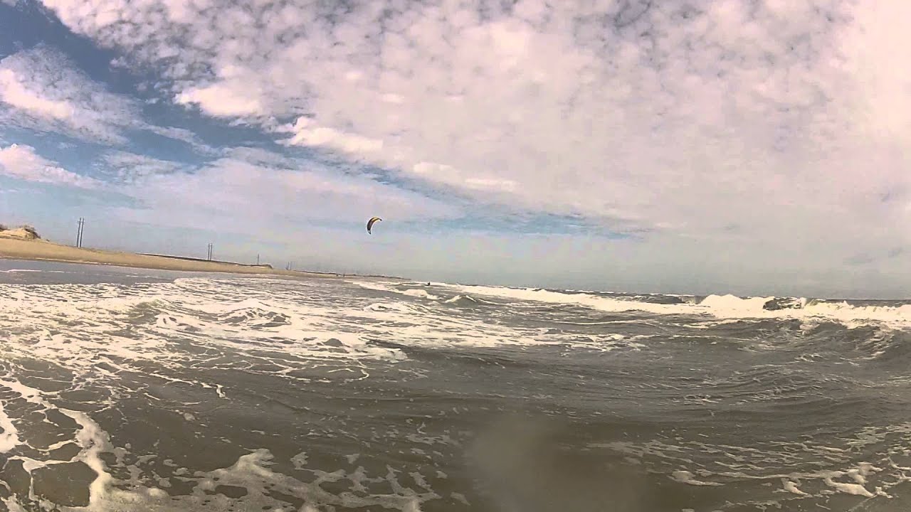Rodanthe Outerbanks Ocean Kite Surfing Big Surf Jumps / Best 17 meter ...