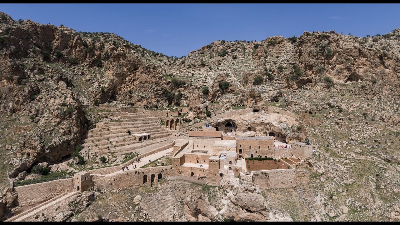 Mor Avgin Manastırı / Dayro d'Mor Augin / Tur İzlo - YouTube