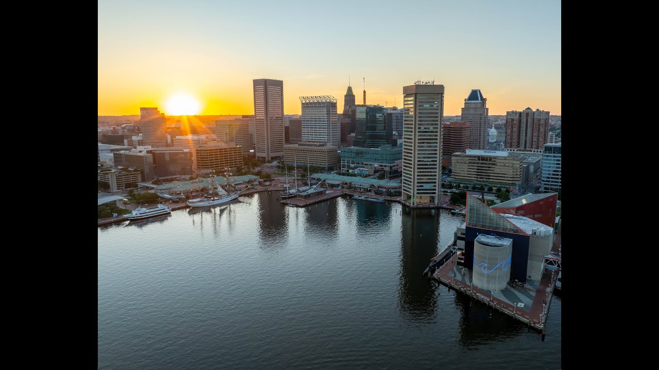 2024 Best Inner Harbor Baltimore 4k Drone Footage by Flywings Media ...