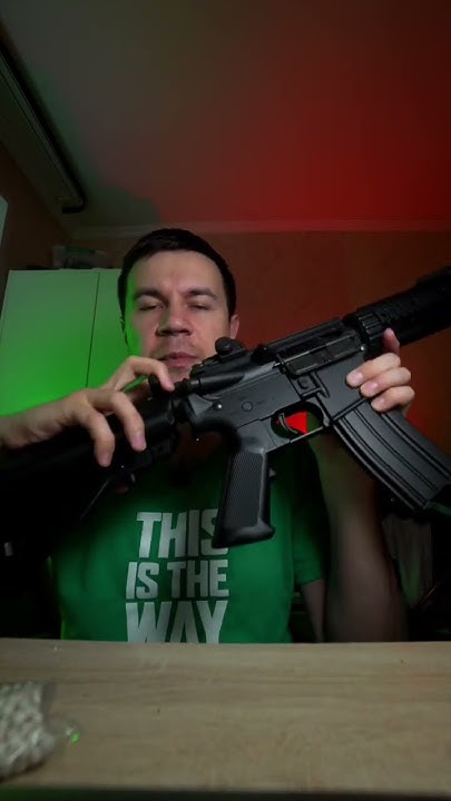 ДЕШЁВЫЙ АВТОМАТ М4 !!! CYMA M4 CQB SILINCER, как летят шары в ...