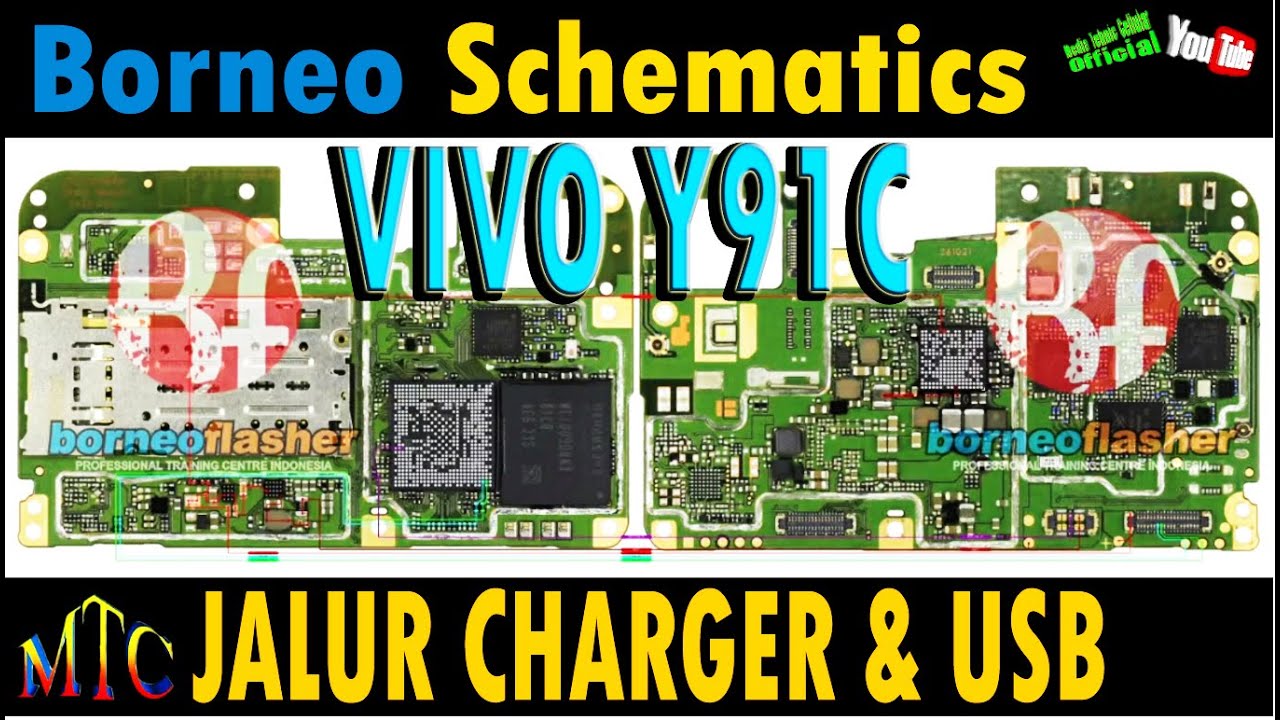 TRICK JUMPER & SKEMA JALUR CHARGER & USB VIVO Y91C - YouTube