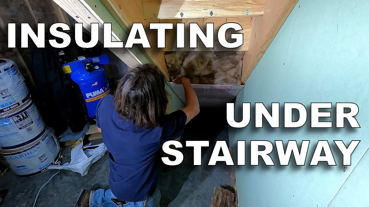 Compressor Room Work ― Insulating Under the Stairs - YouTube