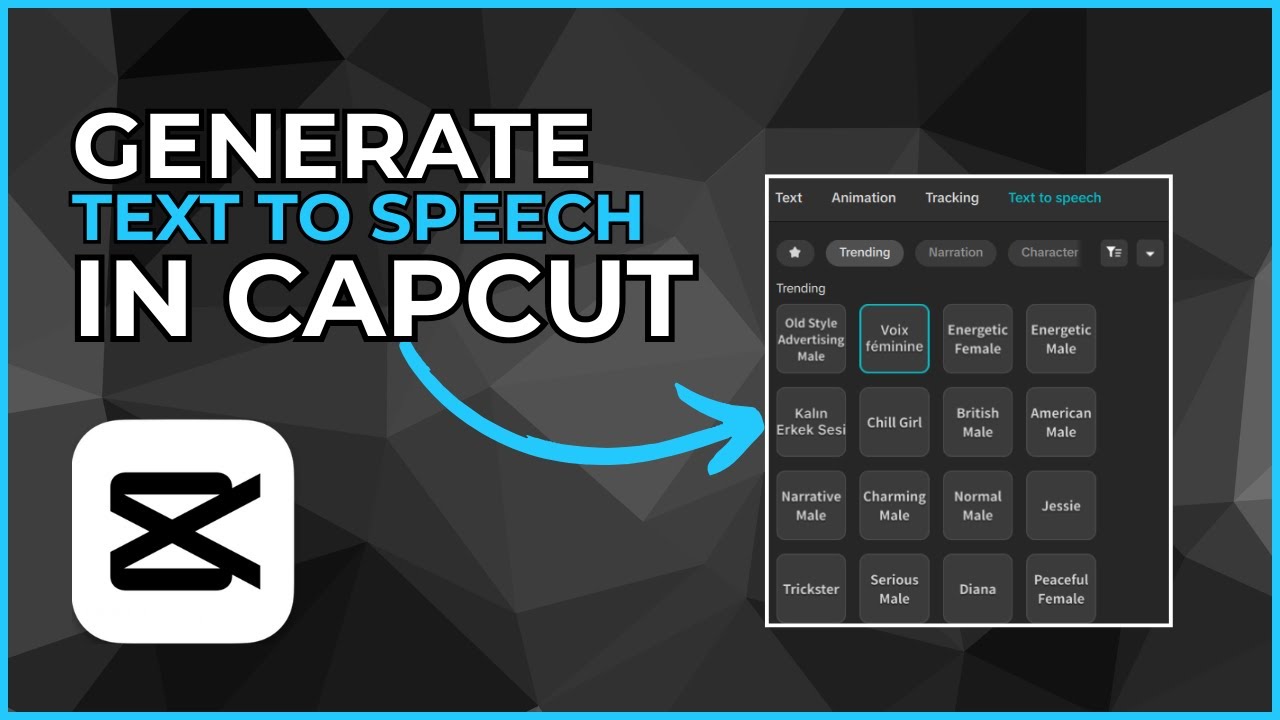 CapCut Text to Speech Tutorial - YouTube