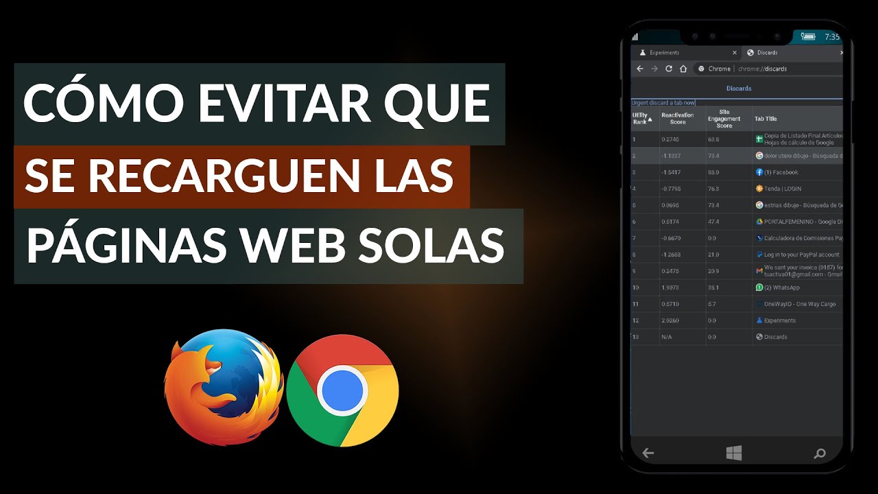¿Cómo Evitar que se Recarguen las Páginas Web Solas en Chrome y Firefox ...