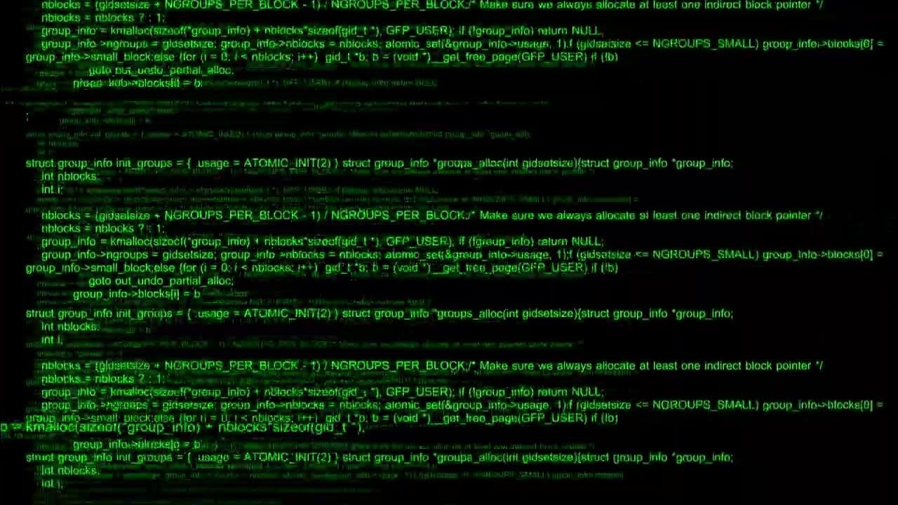 No-copyright || No Logo || Digital Screen Display Data And Binary Code ...