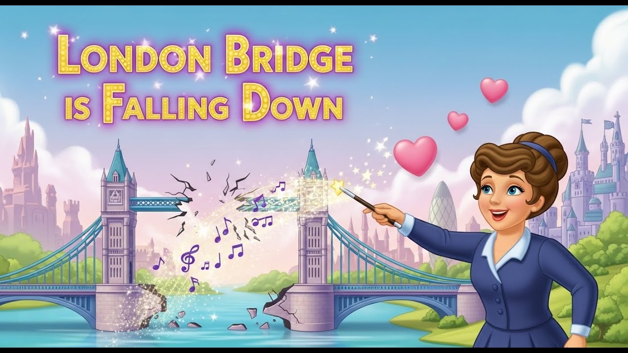London Bridge Is Falling Down | Kids Learning Cartoon | Educational ...