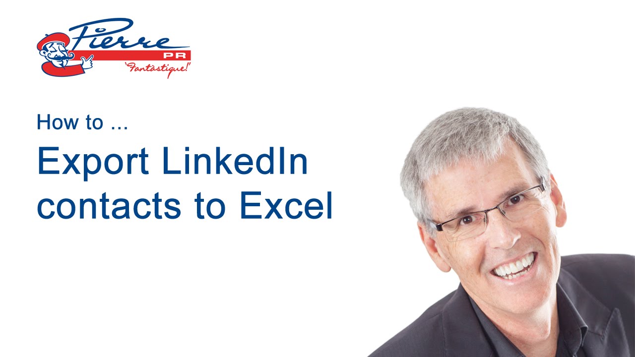 How To Export Contacts From LinkedIn To Excel YouTube How To Export Contacts From LinkedIn To Excel YouTube