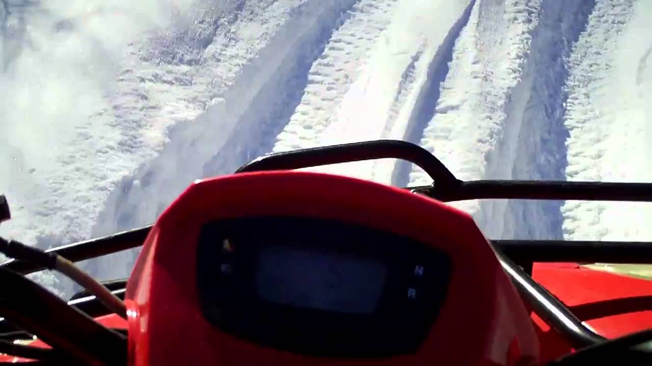 2007 Arctic-cat cold start and Snow Test Drive - YouTube