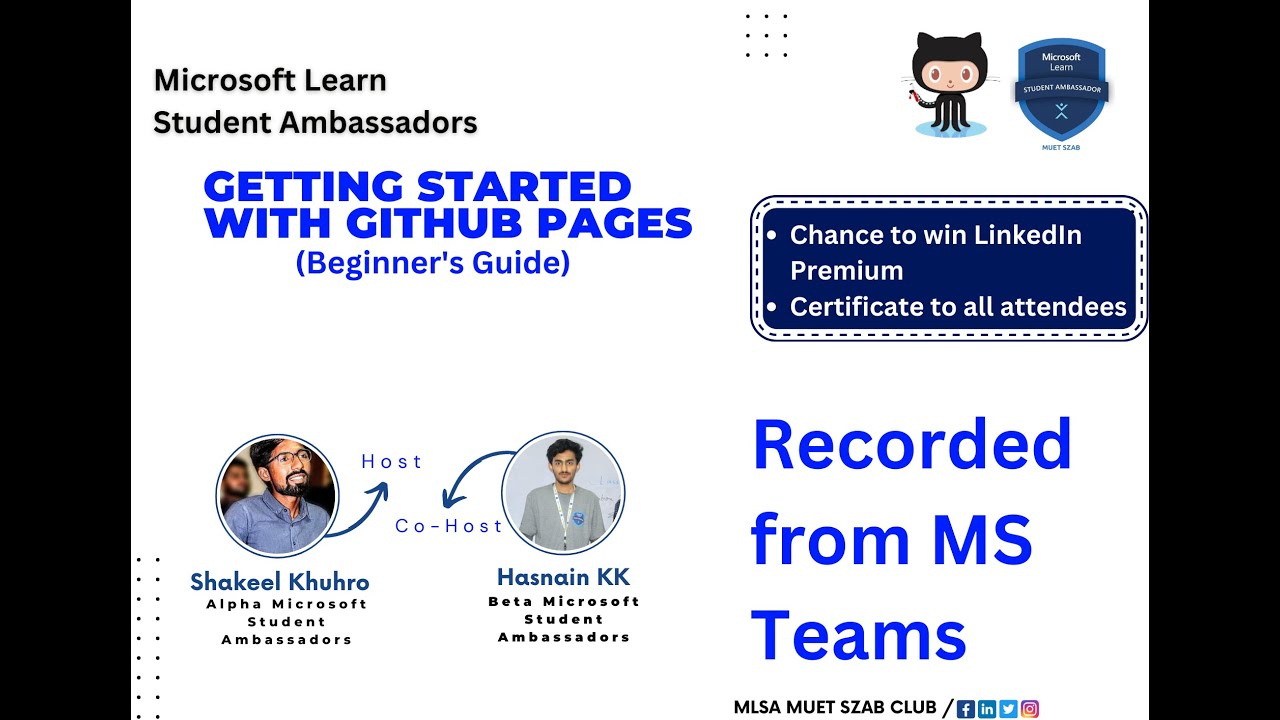 Getting Started with GitHub Pages - YouTube
