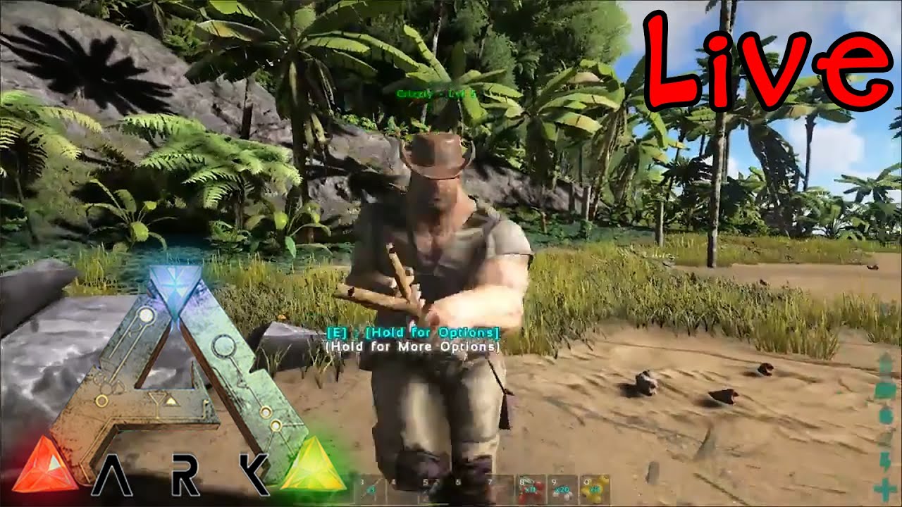 [Live] ARK Survival Evolved - EP.1 - ผจญภัยยุคไดโนเสาร์ w/พี่หมีพาลุย ...