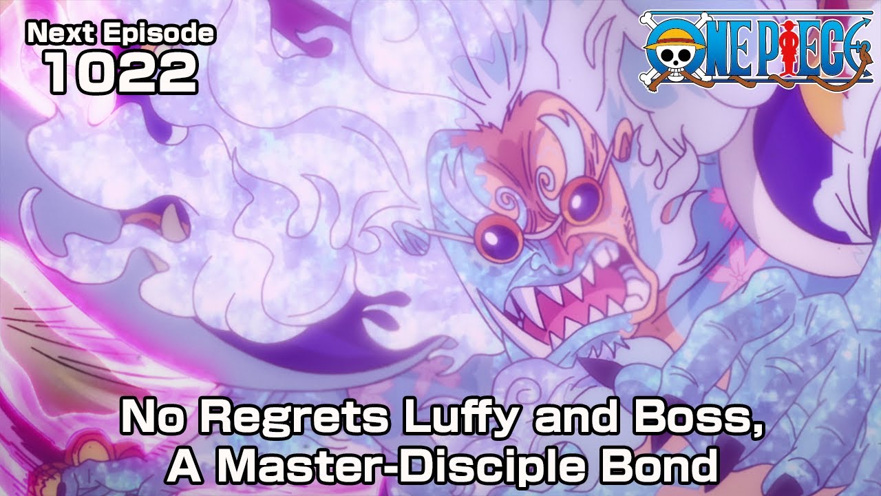 ONE PIECE episode1022 "No Regrets Luffy and Boss, A Master-Disciple ...