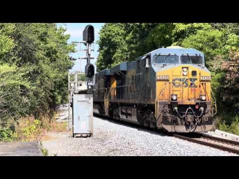 CSX ES40DC 5430 w/ Nice K5HL Leads M541-19 on 8/20/24 - YouTube
