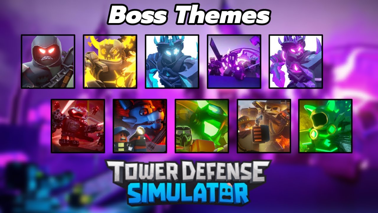 Tower Defense Simulator - All BOSS Themes - YouTube