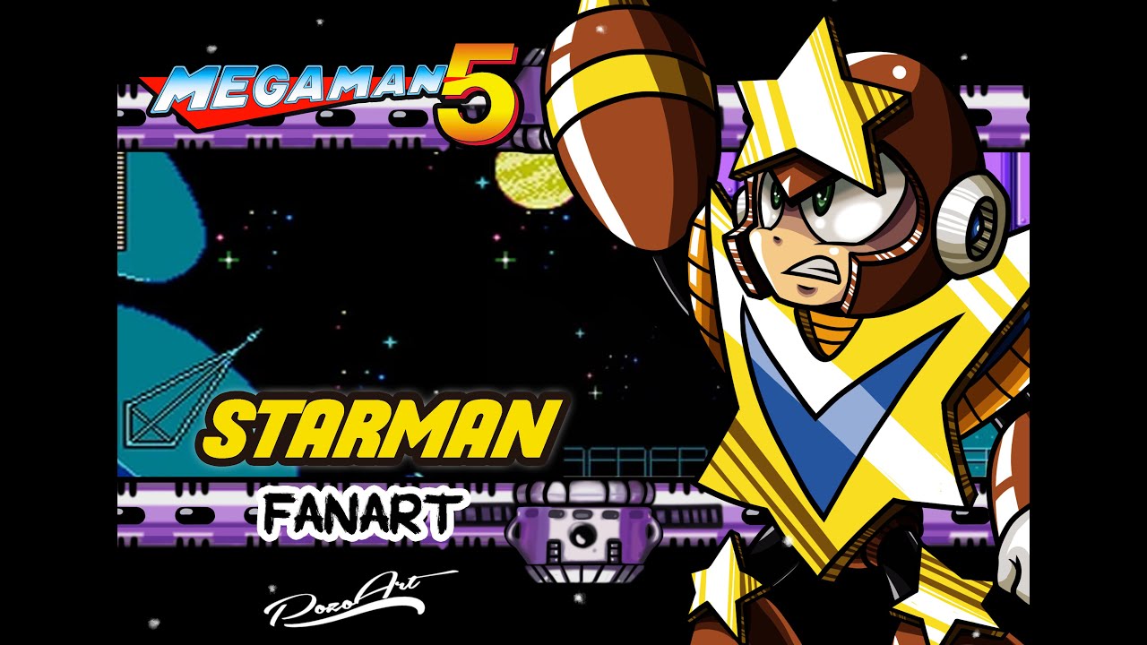 STARMAN FANART MEGAMAN 5 ARRANGED - YouTube
