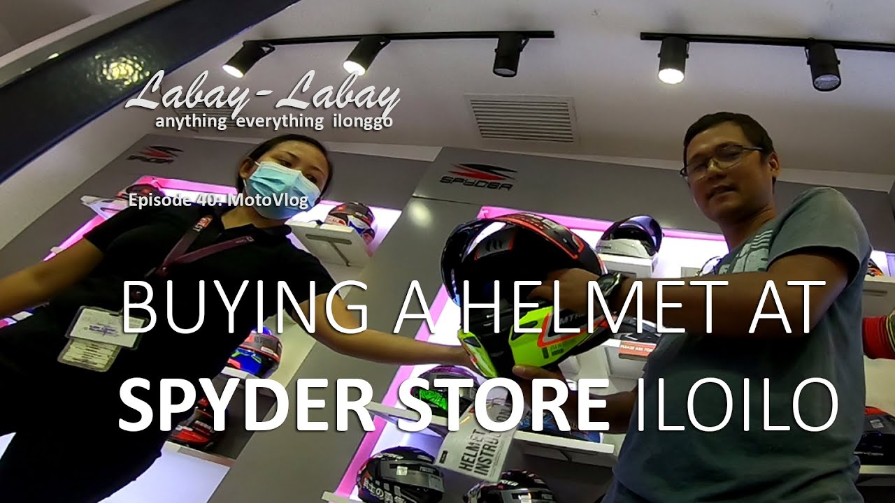 [EP40] Buying a Helmet at Spyder Store Iloilo - YouTube