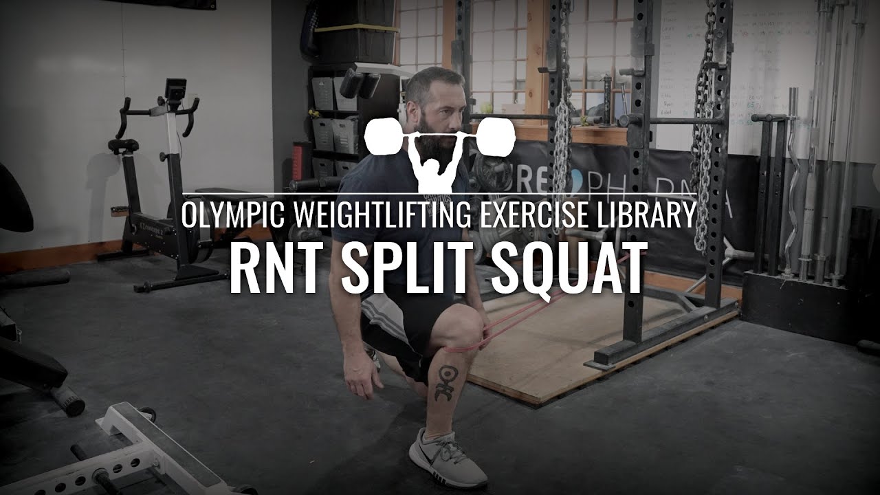 RNT Split Squat | Olympic Weightlifting Exercise Library - YouTube