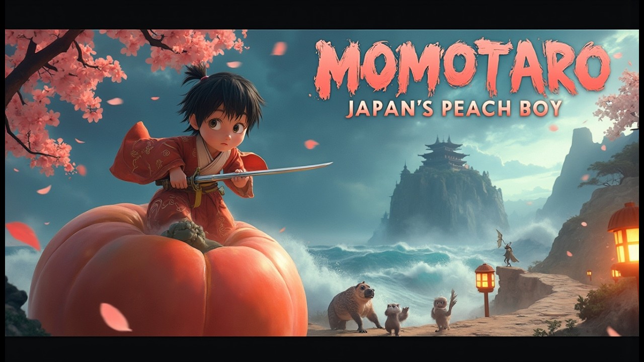 Momotaro: Japan's Peach Boy Who Battled Ogres (The FULL Folk Legend ...