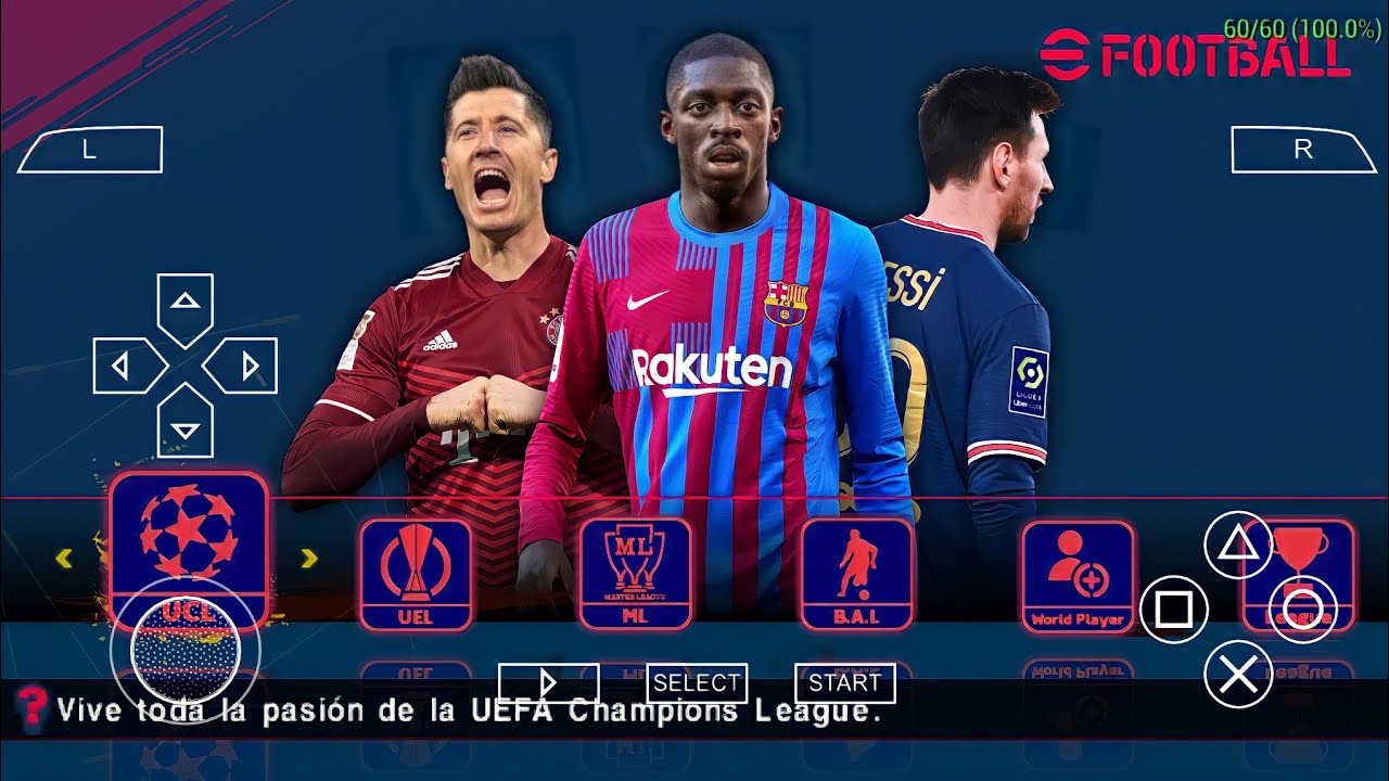 🆕 eFOOTBALL PES 2022 PPSSPP Latest Transfers 2022 Camera PS5 Real Faces ...