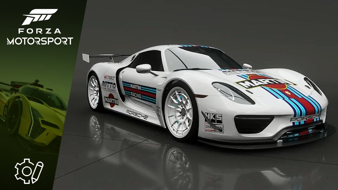 Forza Motorsport - Customization: Porsche 918 Spyder 2014 - YouTube