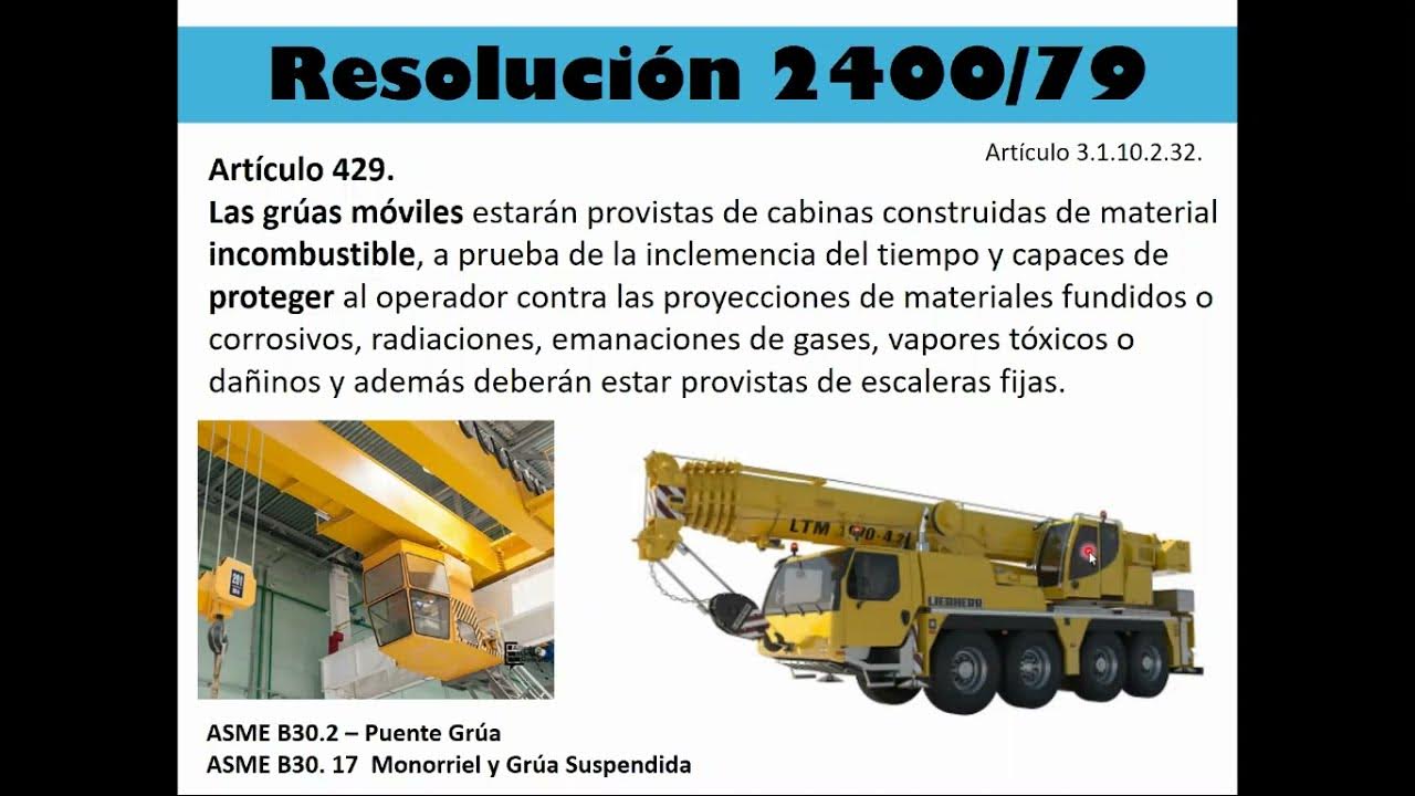 ASME B30 vs Norma en Colombia 4/5 - YouTube