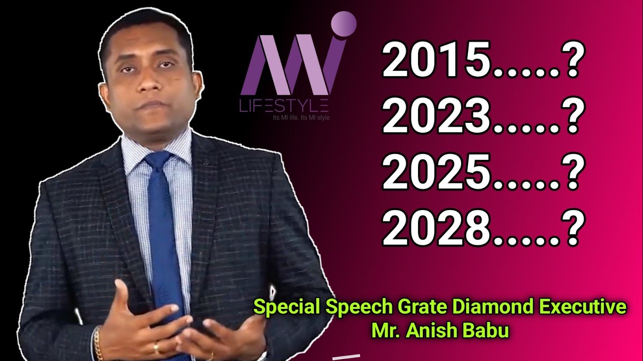Mi Lifestyle Marketing | Special Speech Grate Diamond Executive Mr ...