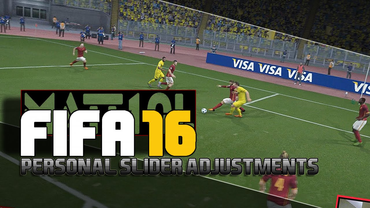 FIFA 16 Sliders - Personal Slider Adjustments - YouTube