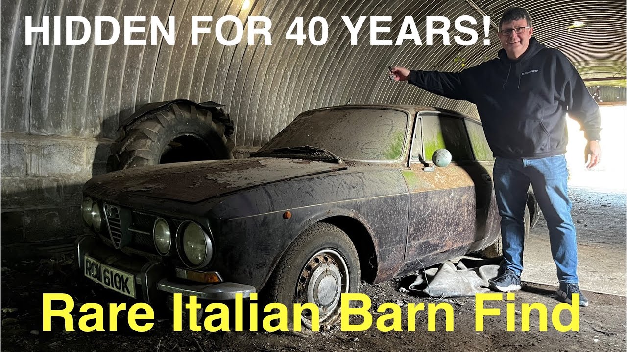 Hidden for 40 Years: Rescuing a Rare Italian Barn Find – Can This Alfa ...