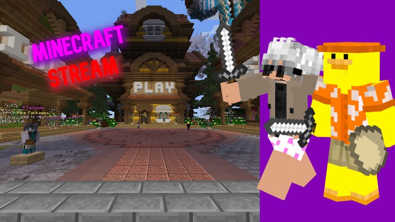 Minecraft Live ვთამაშობთ ქართულ სერვერზე Youtube