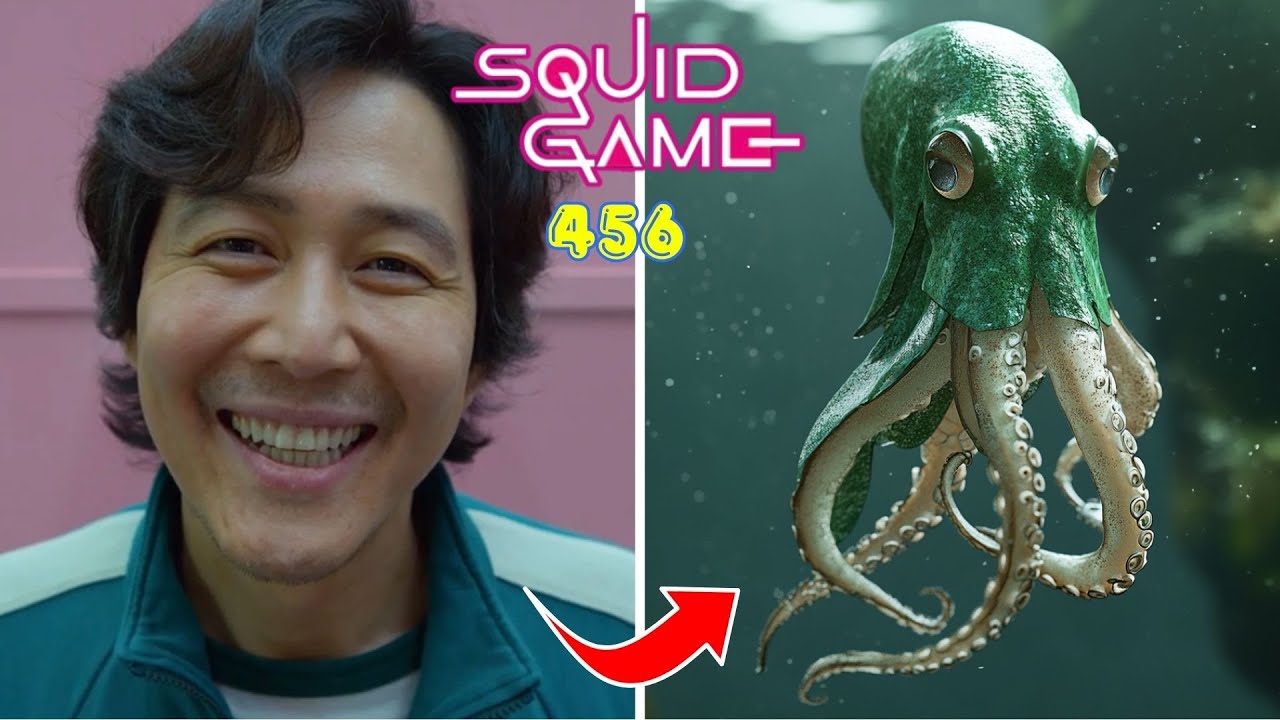 🦑 🎮"Squid Game characters as squid: Guess the Squid Characters by Sound ...
