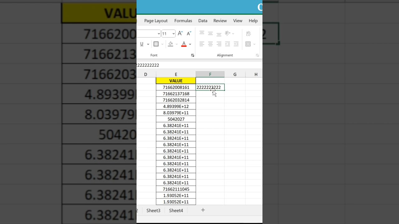 Convert Values From Scientific Format To Number Format Excel Tutorial Convert Values From Scientific Format To Number Format Excel Tutorial