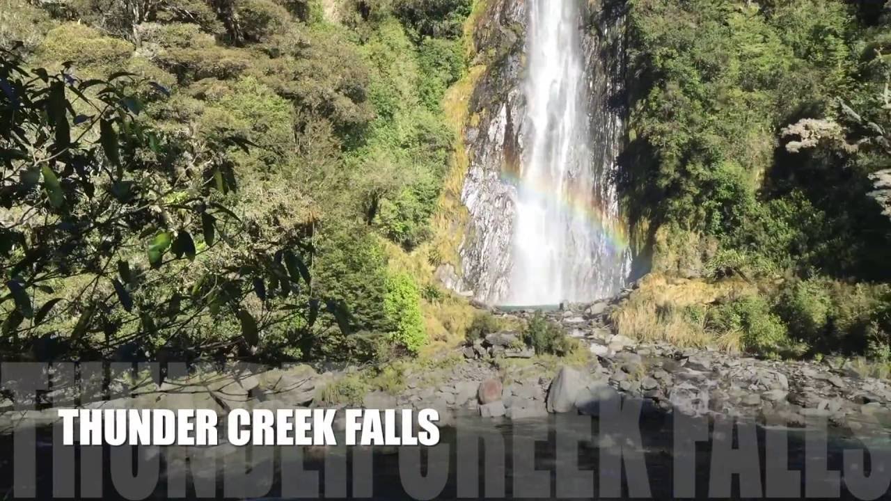 Winter Road Trip Lake Hawea to Haast - Waterfalls & Blue Rock Pools ...