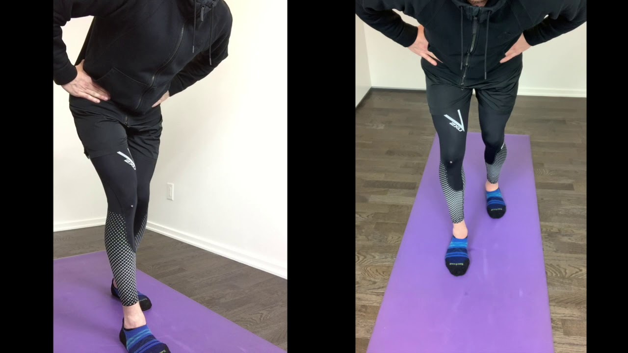 Best Hip Mobility Drills: Standing Posterior Hip Capsule - YouTube