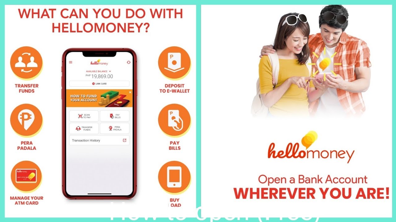 How to open a hellomoney Aub account mobile app - YouTube