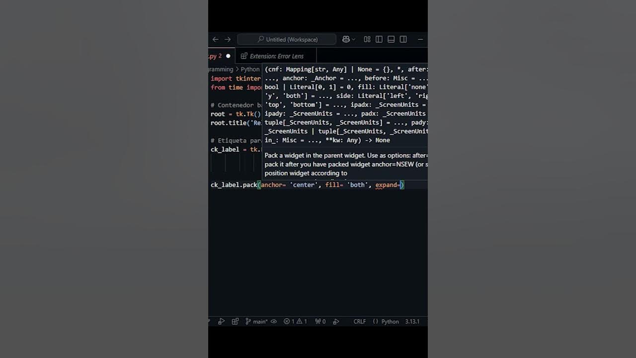 Reloj digital con Python - YouTube