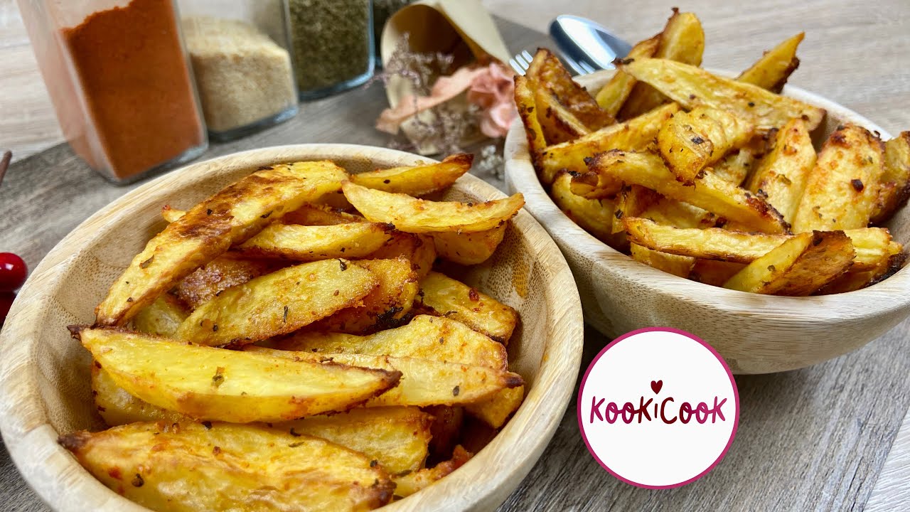 Oven French Fries Recipe 🍟 Crispy Potatoes - YouTube