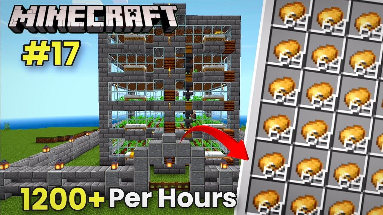 We Made a AUTOMATIC POTATO FARM || MINECRAFT SURVIVAL SERIES EP. 16 ...