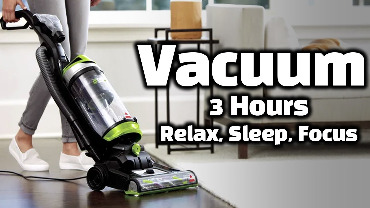 |Dark Screen| 3 Hours Vacuum Cleaner Sound - Relax, Focus, Sleep, ASMR ...
