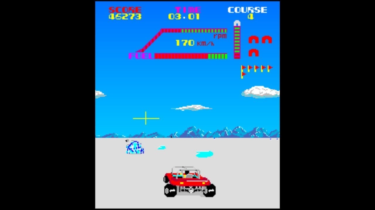 Buggy Challenge [Arcade Longplay] (1984) Tecfri - YouTube