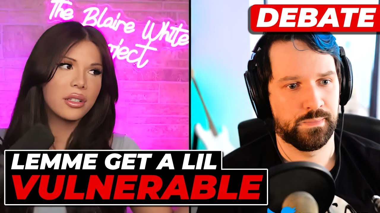 Blaire White Has A Vulnerable Moment During Trans Debate W Destiny Youtube