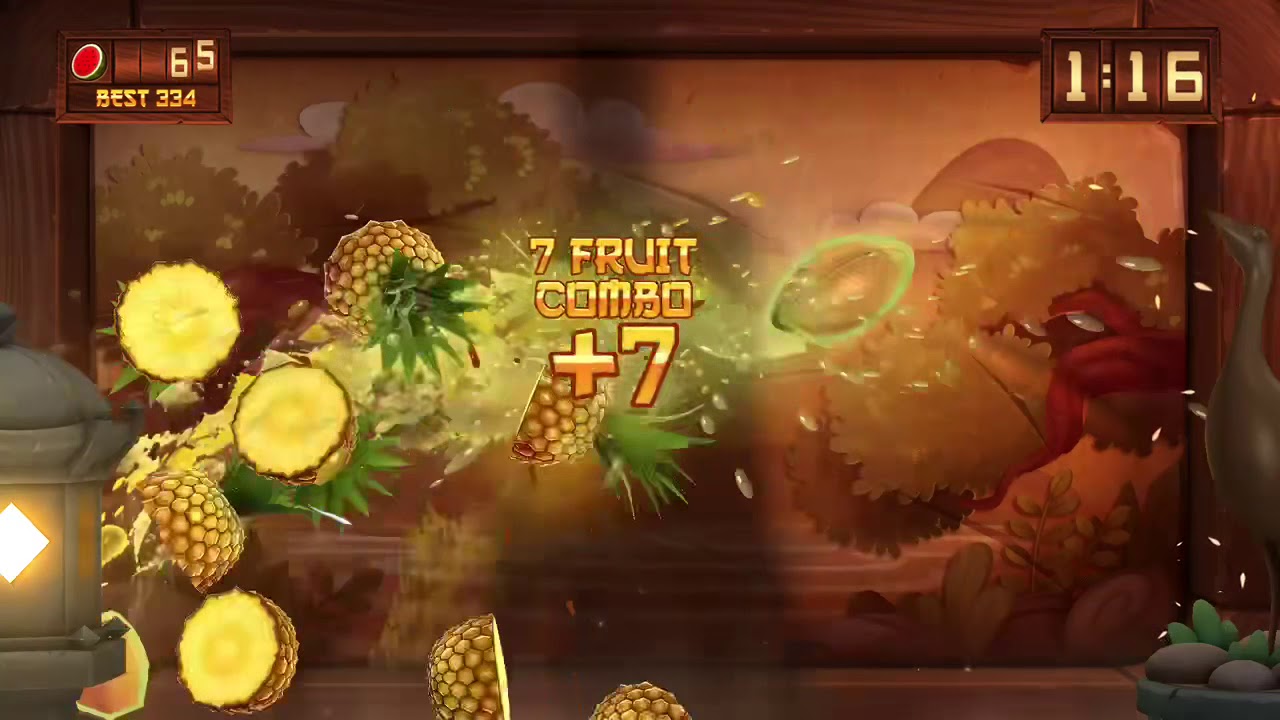 Fruit Ninja Kinect 2 #8 | Nobu’s Bamboo Strike - YouTube