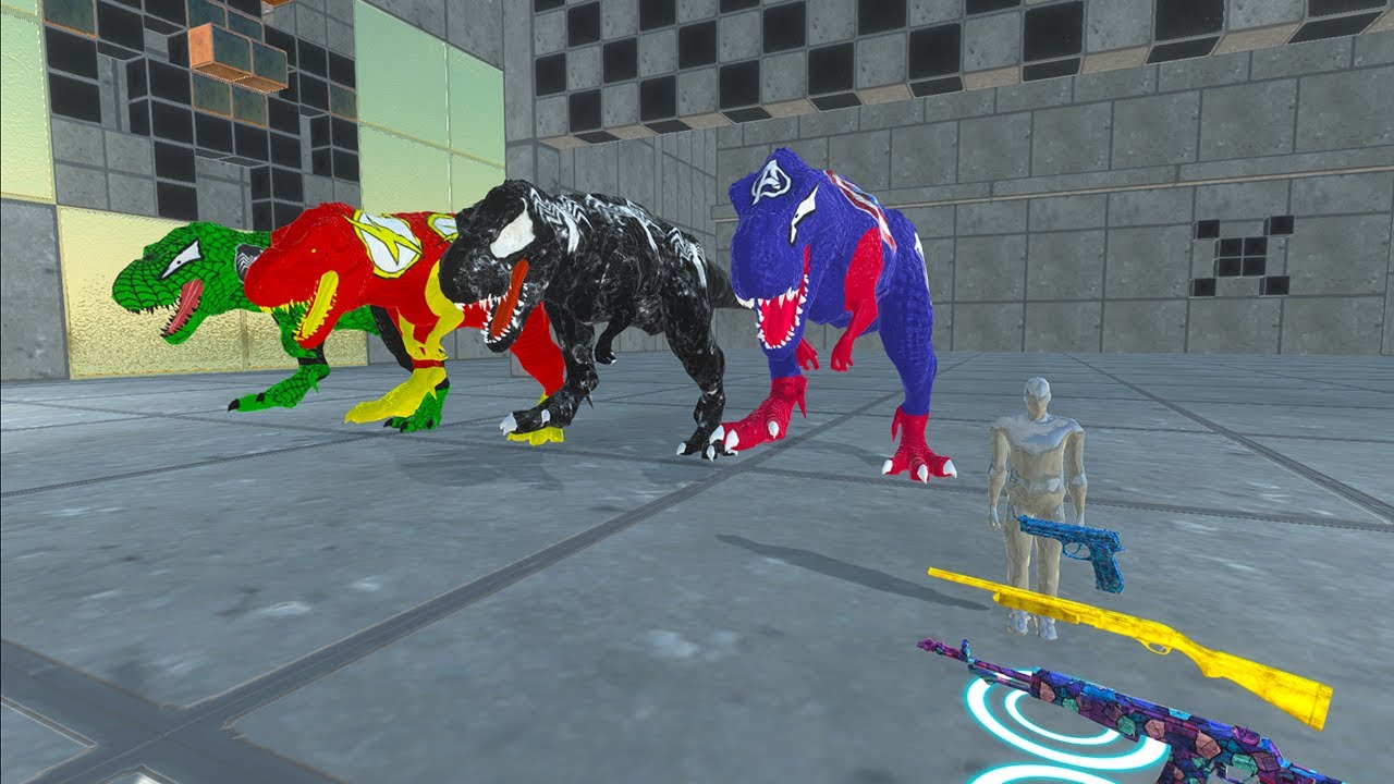 Trex Hero Vs Fps avatar Hunting Marvel Comics Race Championship ...