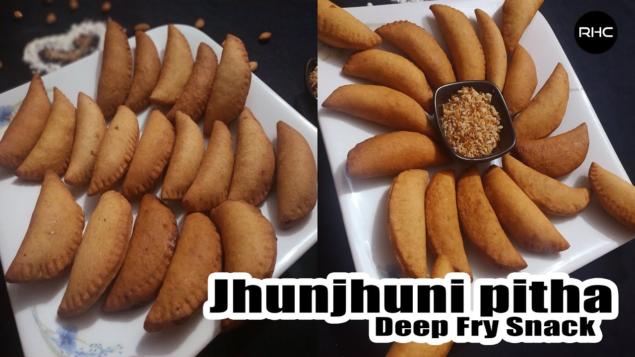 Jhunjhuni Pitha | Bhaaja puli pitha| ঝুনঝুনি পিঠা | ভাজাপুলি পিঠা ...