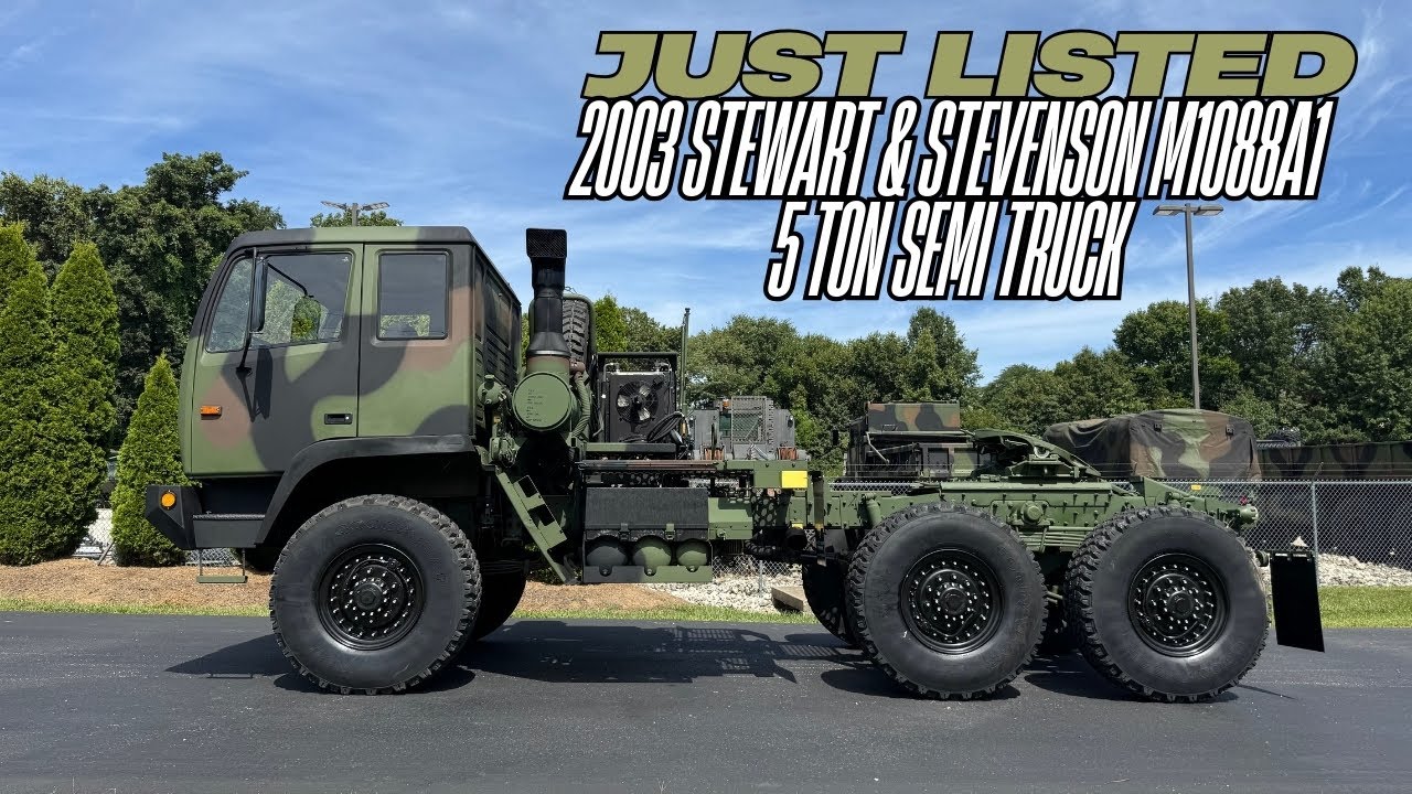 Military Truck For Sale: 2003 Stewart & Stevenson M1088A1 5 Ton 6x6 ...